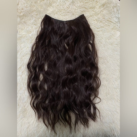 Hair | One Piece Invisible Wire Long Hair Extensions One Piece Rich ...